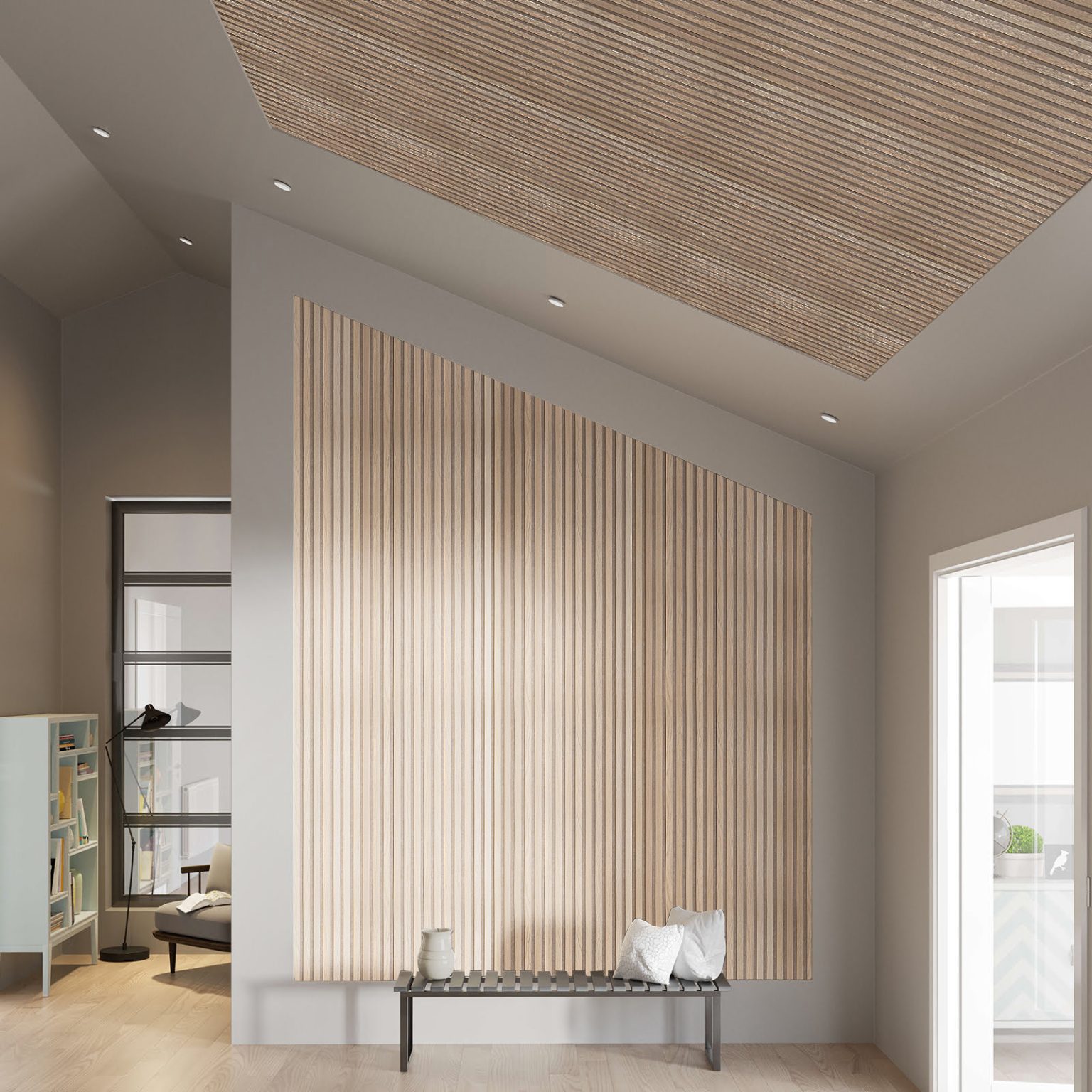 Akustikpaneler i trä | Ljuddämpande paneler - WoodUpp